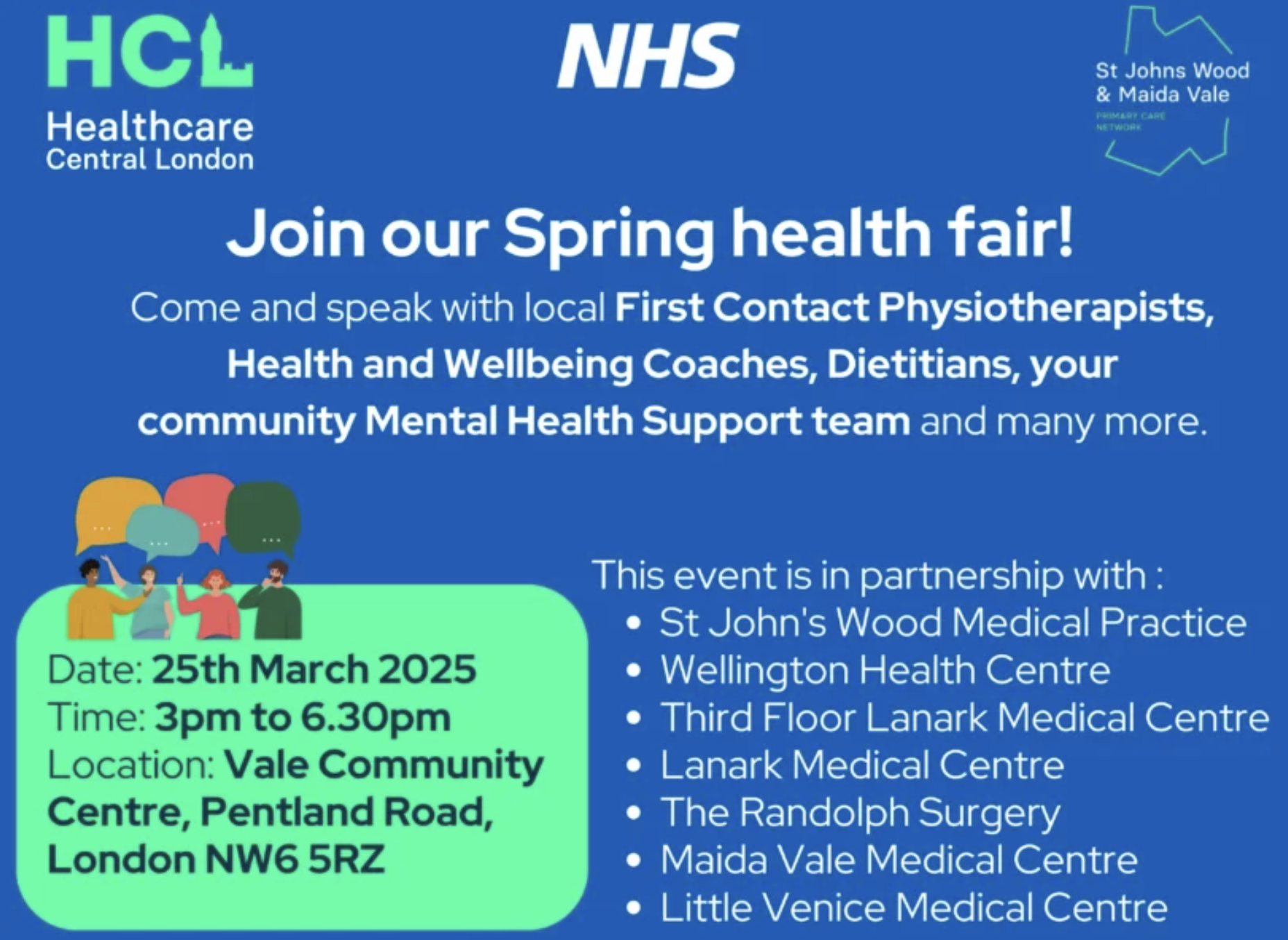 Join our Spring health fair!